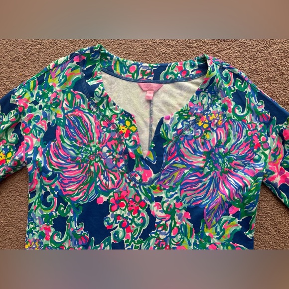 Lilly Pulitzer | Dresses | Lilly Pulitzer Joyce Upf 5 Knit Shift Dress ...